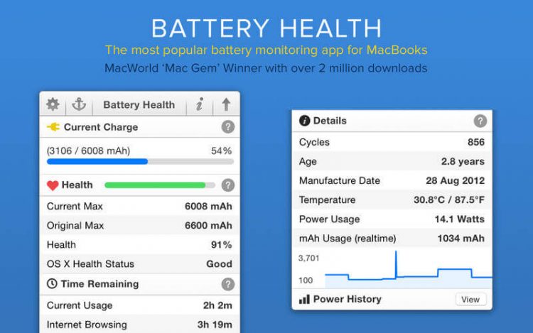 利用「Battery Health」查看MacBook电池状况 - 小羿