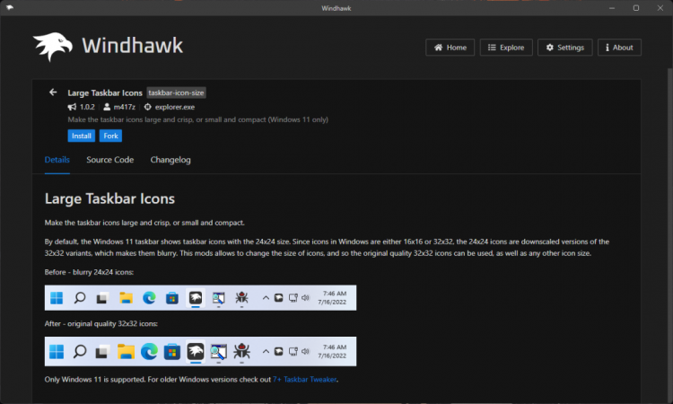 Win11 / Win10 自定义修改软件：Windhawk - 小羿