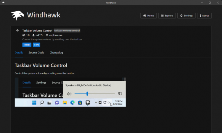 Win11 / Win10 自定义修改软件：Windhawk - 小羿
