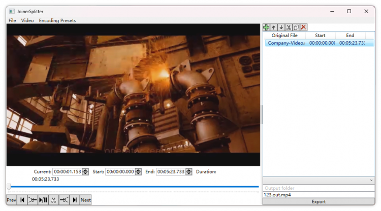 [WIN] JoinerSplitter - 免费开源视频合并/分割工具 - 小羿