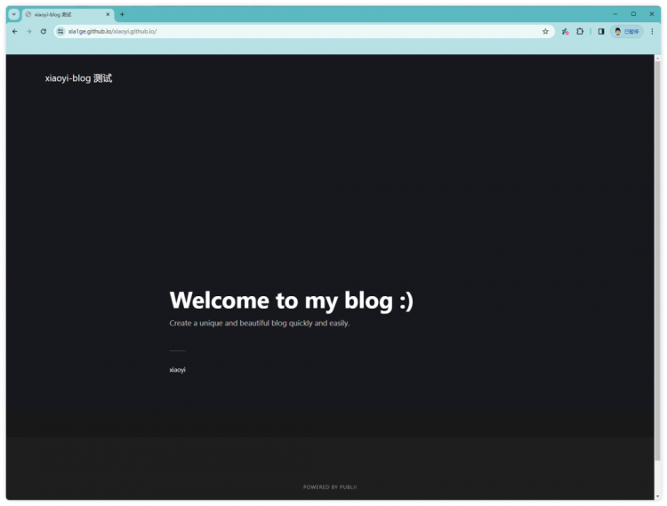 Publii+ GitHub：免费搭建个人博客网站，无需服务器和域名 - 小羿