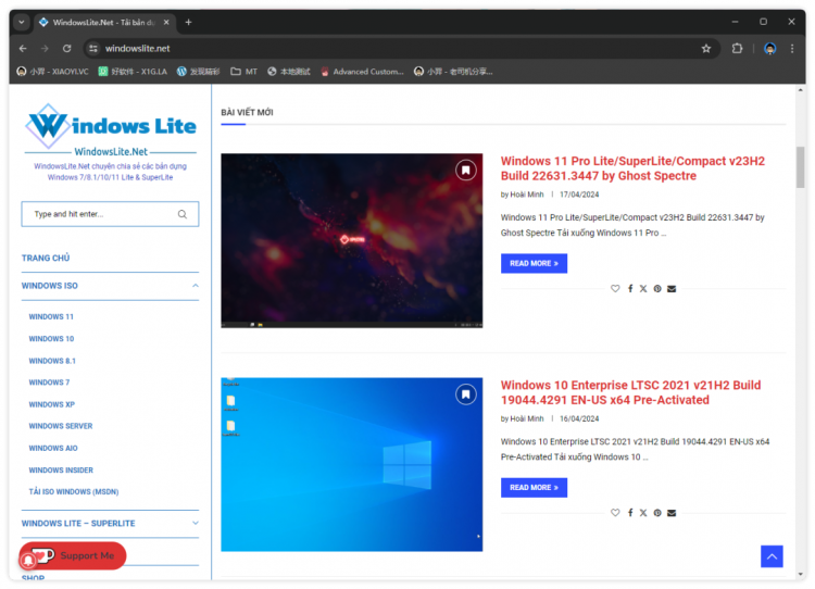 [WIN] WindowsLite - 提供各种精简优化版镜像 - 小羿