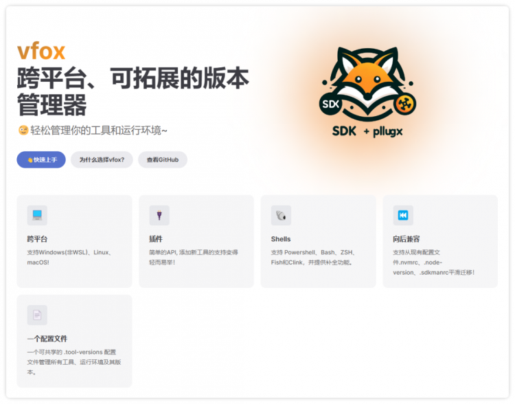 [WIN] vfox - 轻松管理你的工具和运行环境 - 小羿