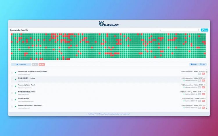 [扩展] MarkMagic - 浏览器书签管理器扩展 - 小羿