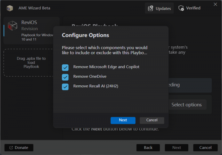精简优化部署 Win11 / Win10 系统的终极工具：AME Wizard - 小羿