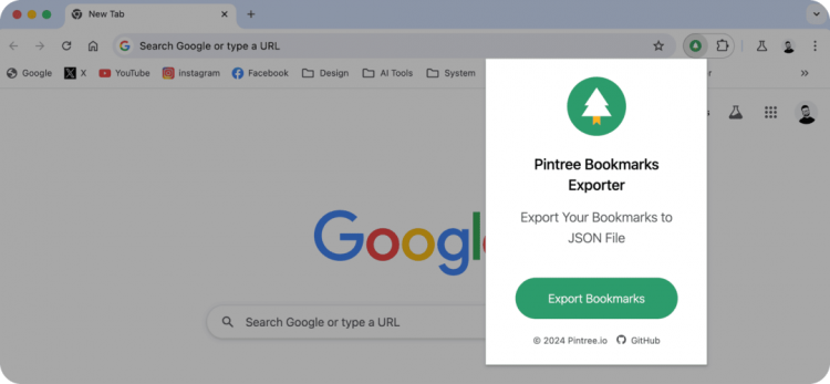 一键把你的浏览器 “收藏夹” 变成导航网站：Pintree / PintreeNewTab - 小羿