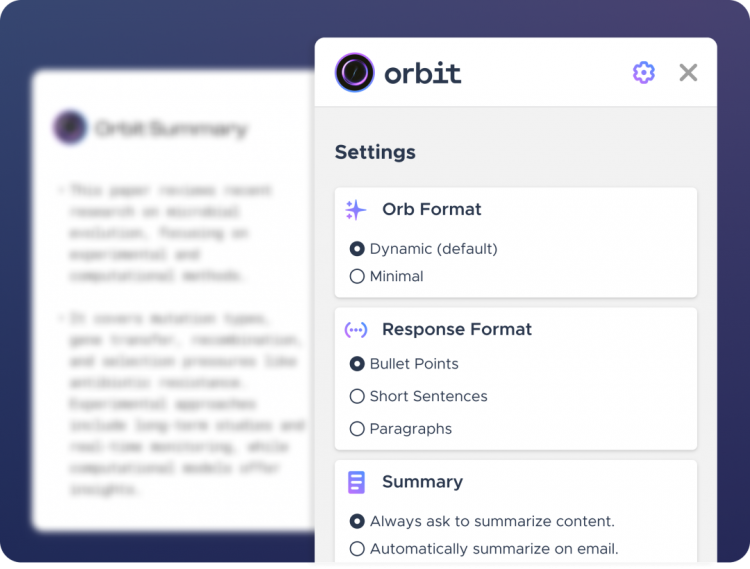 [扩展] Orbit AI 助手 - 火狐浏览器 AI 助手 - 小羿