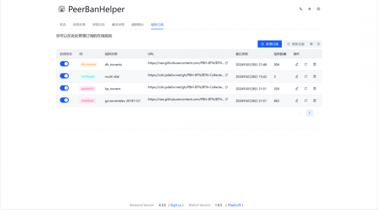 [WIN] PeerBanHelper - BT 反吸血工具 - 小羿